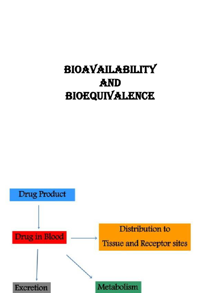 Bioavailability and Bioequivalence Notes | PDF | Bioavailability ...