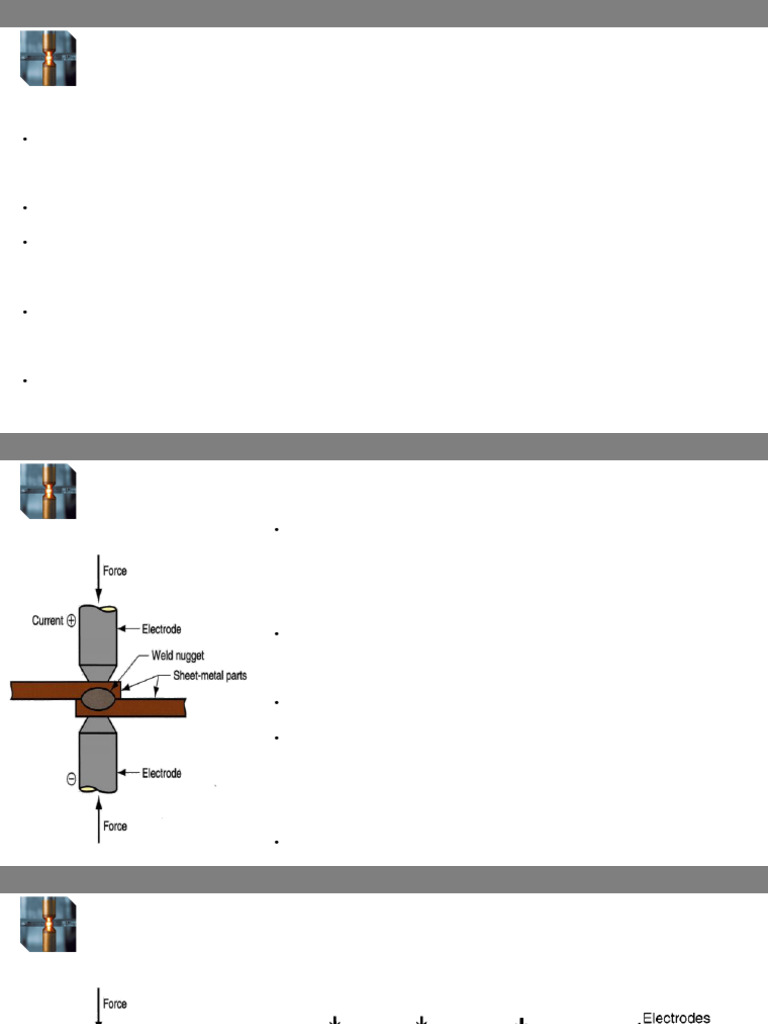 Resistance Welding Techniques Explained | PDF | Welding | Construction