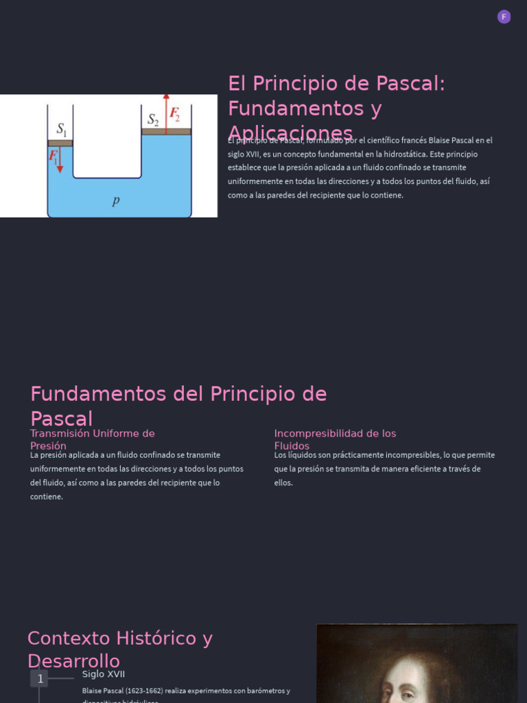 El Principio de Pascal en La Naturaleza y La Medicina | PDF | Presión | Mecánica de Medios Continuos