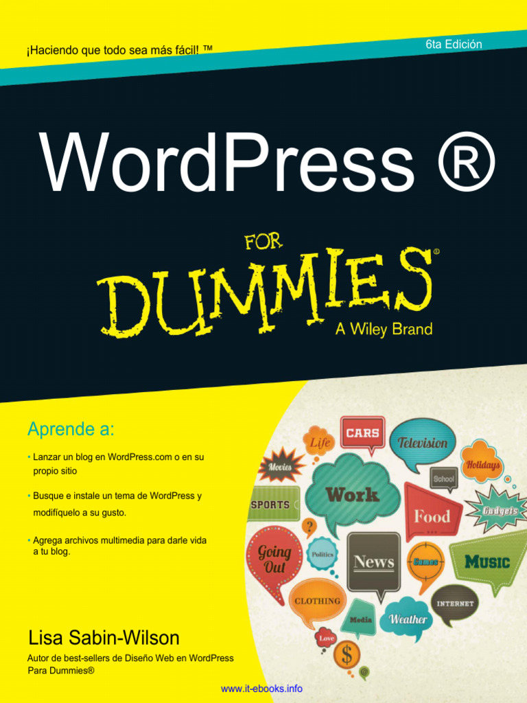 Wordpress For Dummies Es | PDF | Word Press | Blog