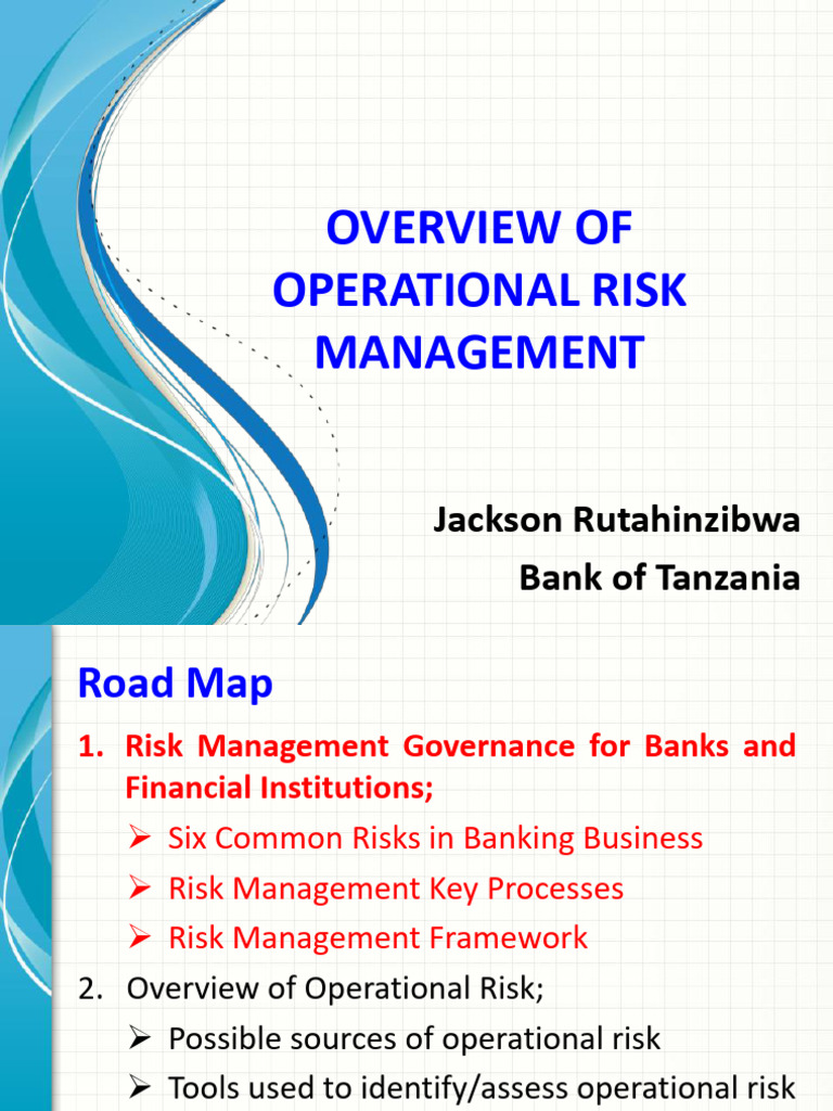 Presentation - Overview of Operational Risk Final | PDF | Risk ...