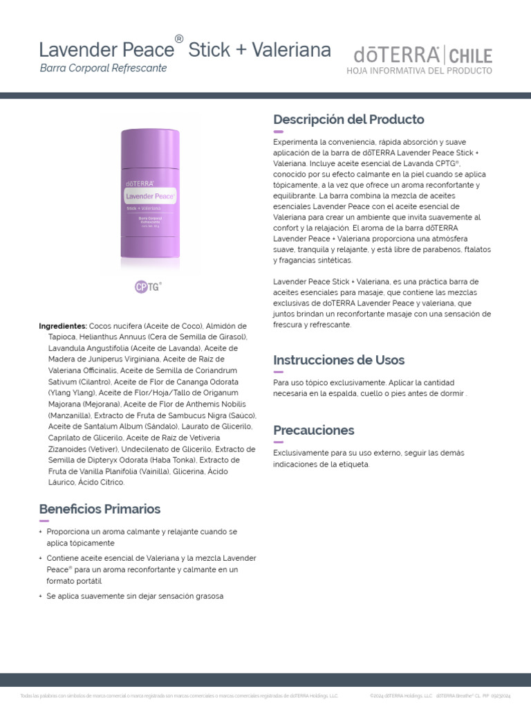 Lavender Peace Stick Valerian | PDF | Plantas comestibles