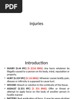 Blunt and Sharp Force Injury Classifications | PDF | Medical ...