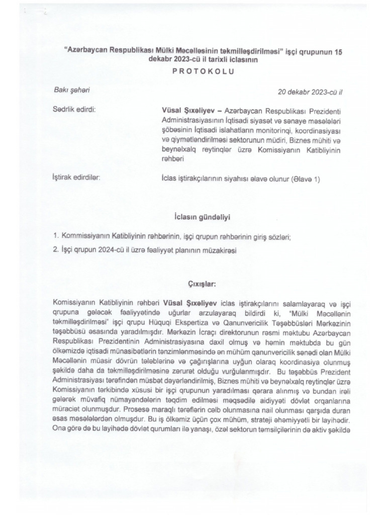 Protokol - 15.12.2023 | PDF