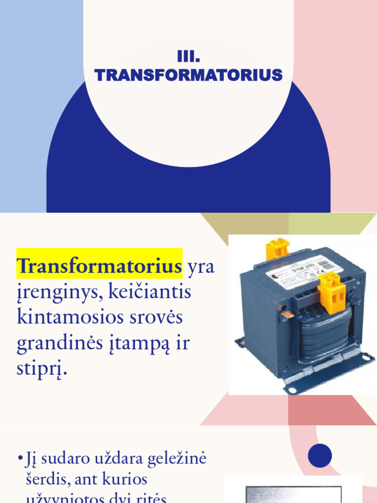 Transformatorius | PDF