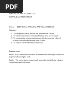 VIRP Chart for Series and Parallel Circuits | PDF | Teaching Methods ...