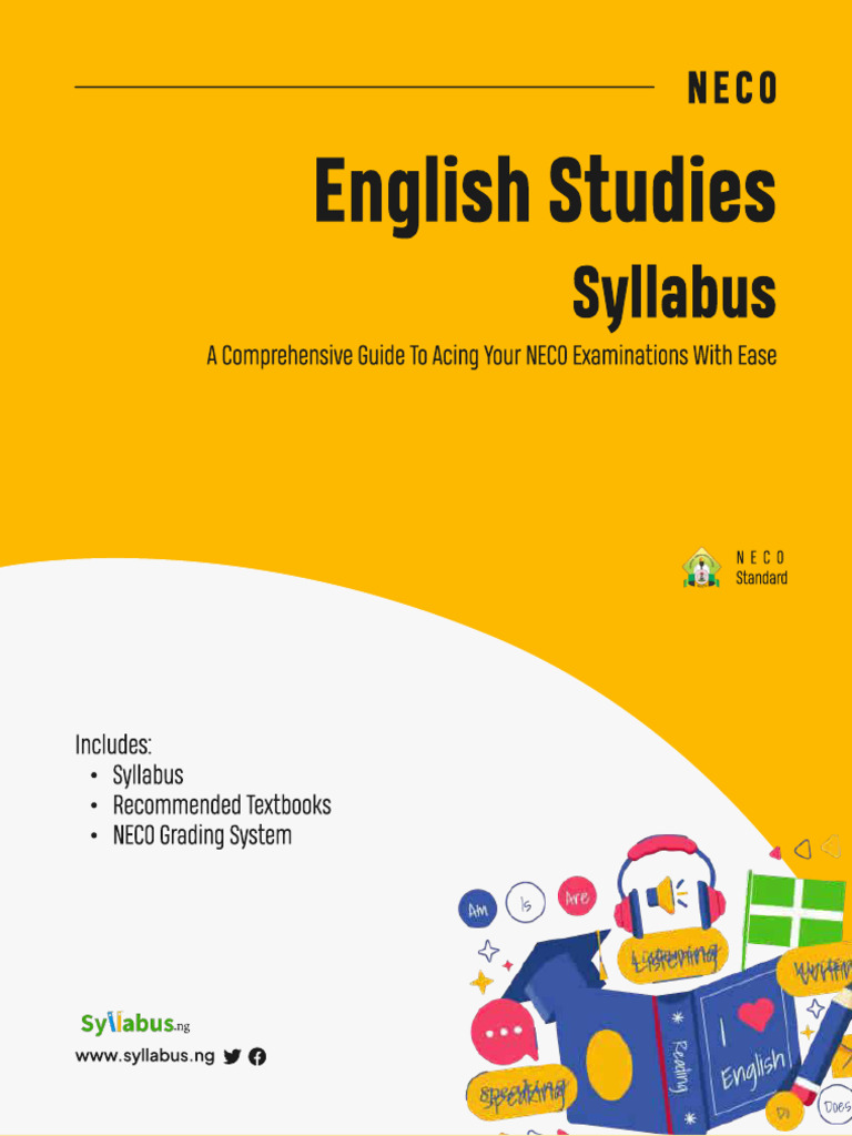 English NECO Syllabus - syllabusNG | PDF | English Language | Word