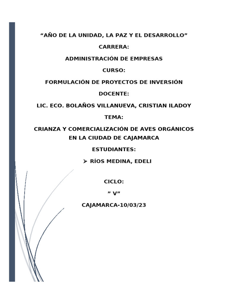 Edeli Proyec | PDF | Carne | Alimentos