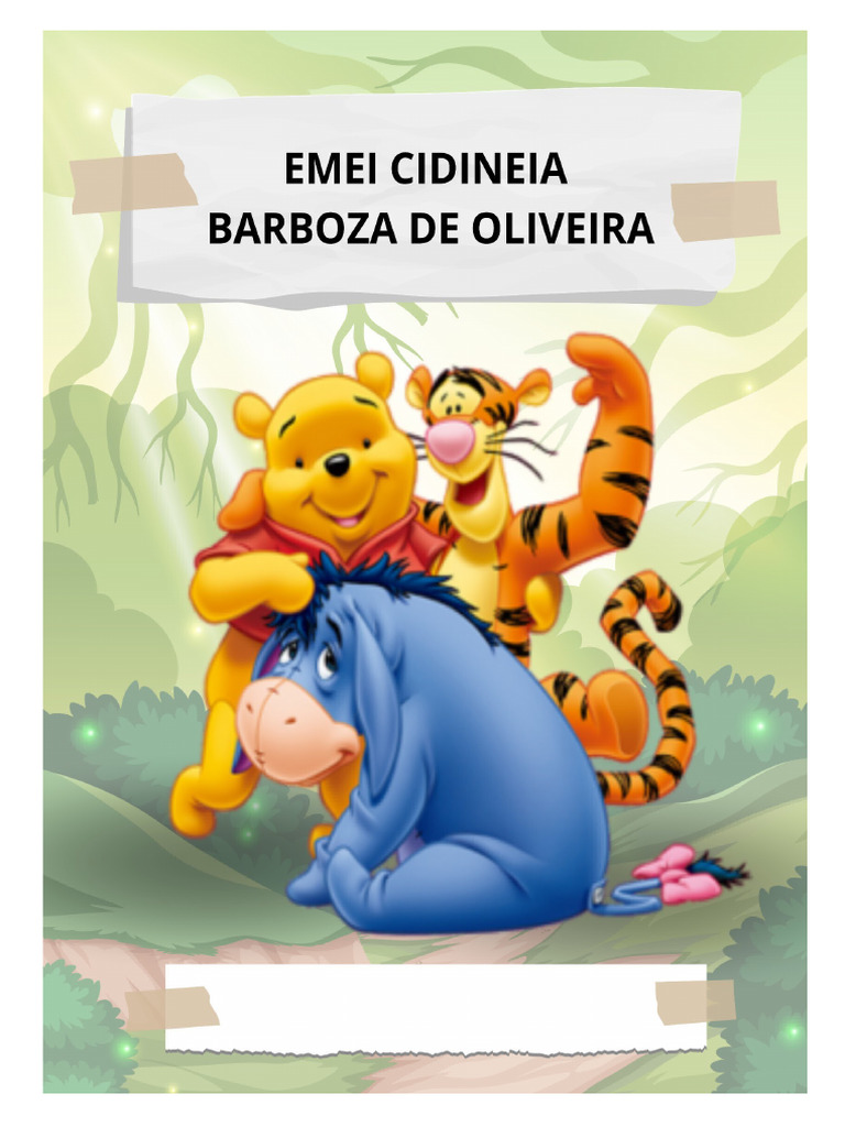 Capa Caderno Creche Nova | PDF