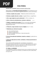 Ficha Técnica del Test Shipley-2 | PDF