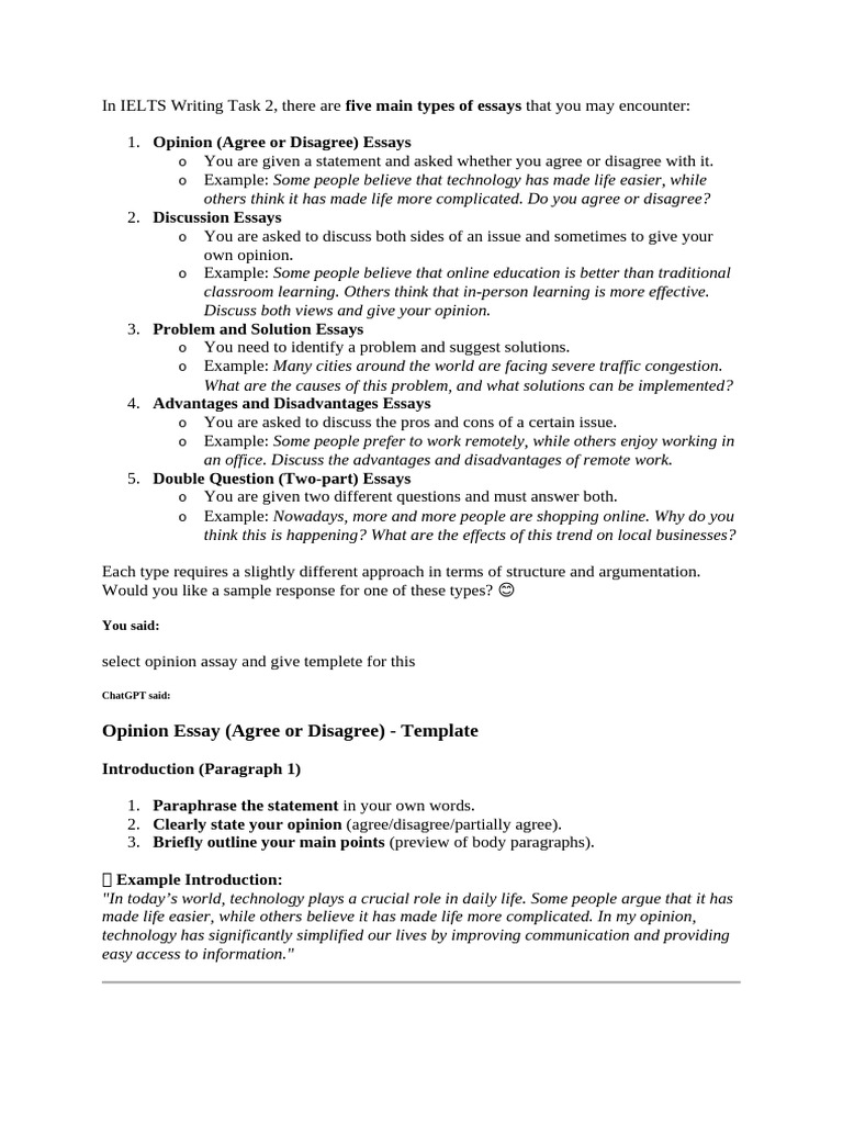 In IELTS Writing Task 2 | PDF | Essays | Human Communication