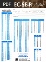 PROESC Normas de Aplicación, Corrección y Puntuación | PDF | Lingüística | Ciencia cognitiva