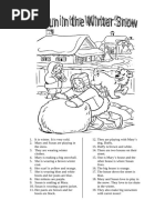 Winter Reading Comprehension Worksheet | PDF | Snow