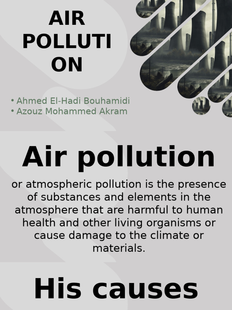 AIR Polluti ON: Ahmed El-Hadi Bouhamidi Azouz Mohammed Akram | PDF