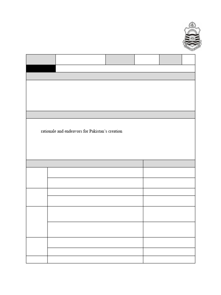 APAK 111 Introduction to Pakistan Studies (1) | PDF | Pakistan | Science