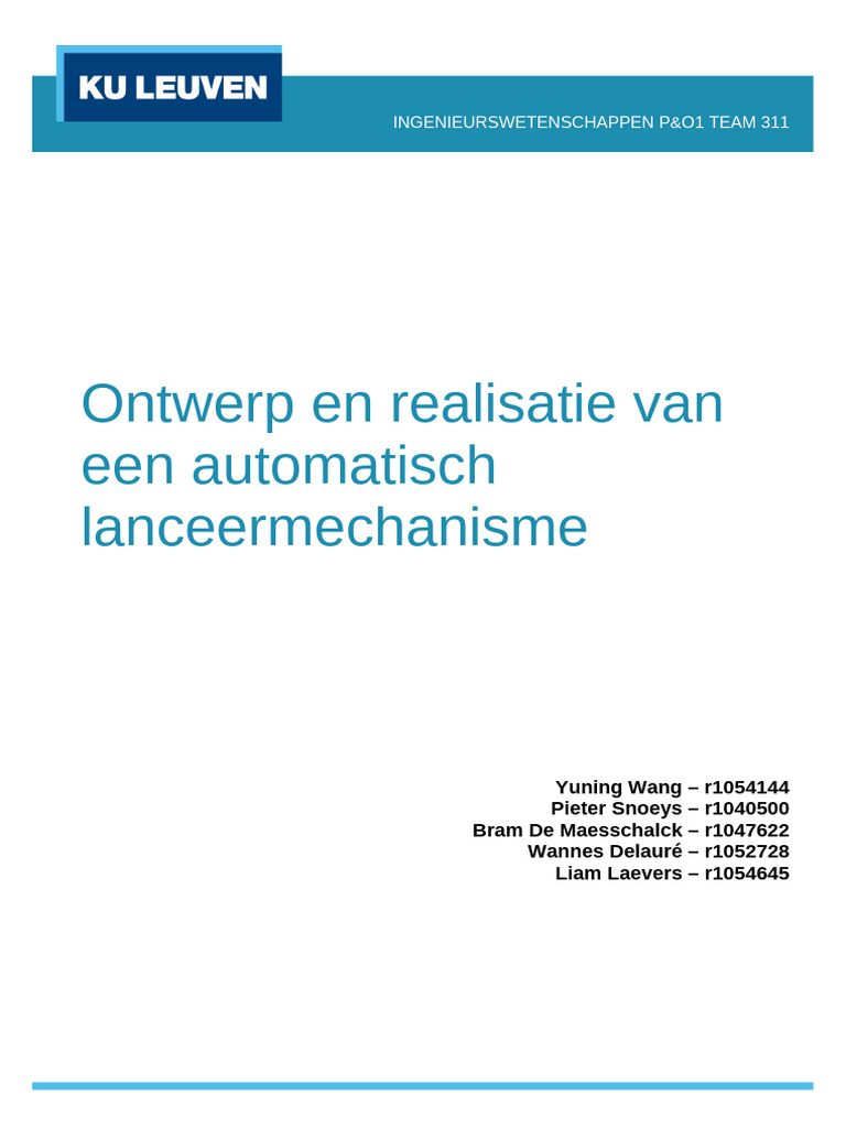 Eindverslag Pno 1 | PDF