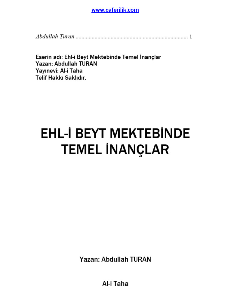 Temel Inanclar | PDF