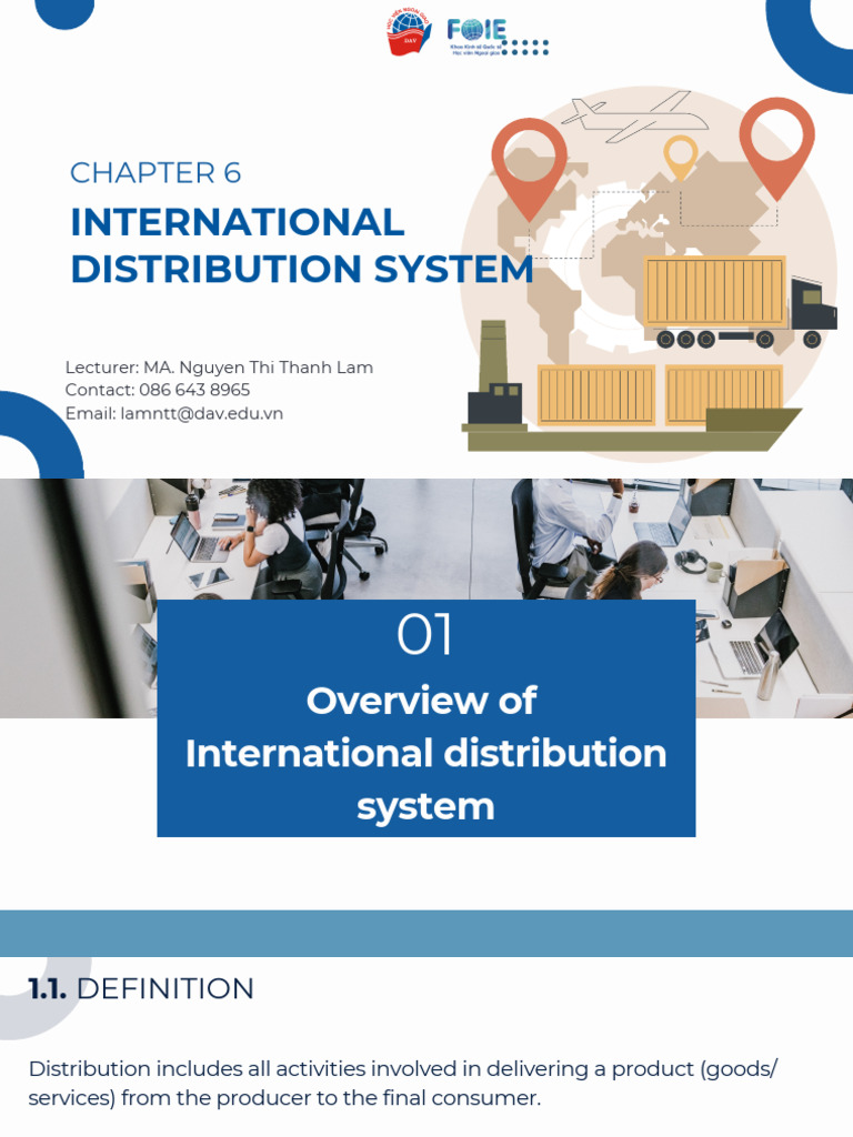 Overview of International Distribution Systems | PDF | Retail | Service ...