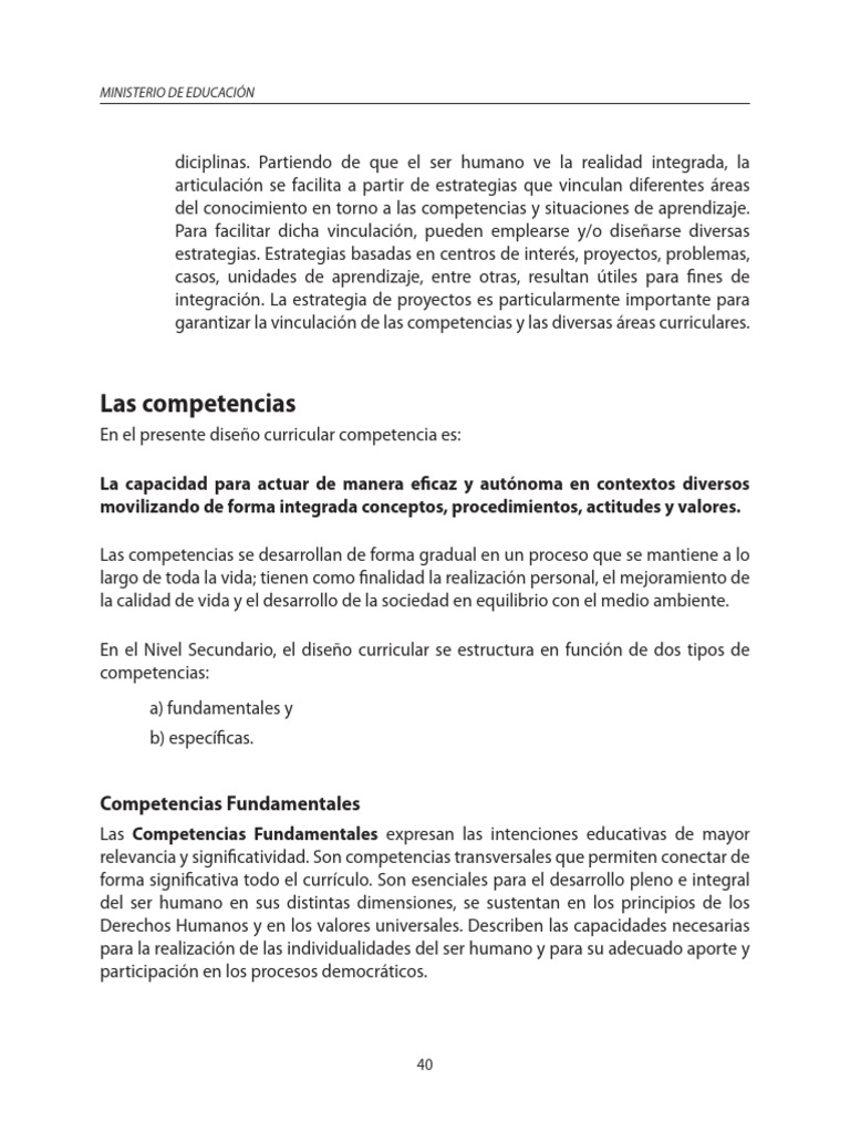 cOMPENTECIAS CURRICULO DOMINICANO | PDF | Plan de estudios | Aprendizaje