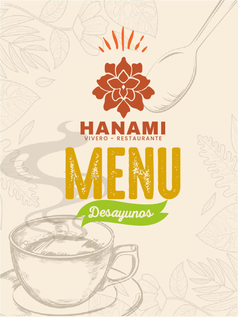 Menú Hanami Desayunos Editable Cambios Septiembre 2024 | PDF ...