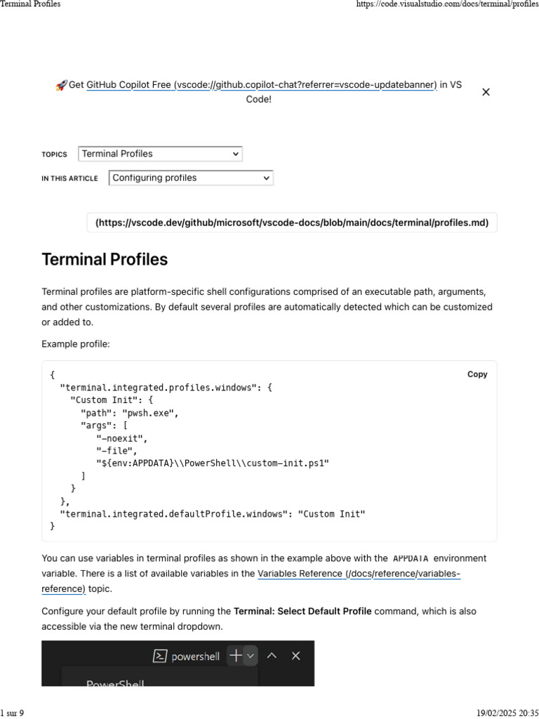 03-Terminal Profiles | PDF | Operating System Families | Software