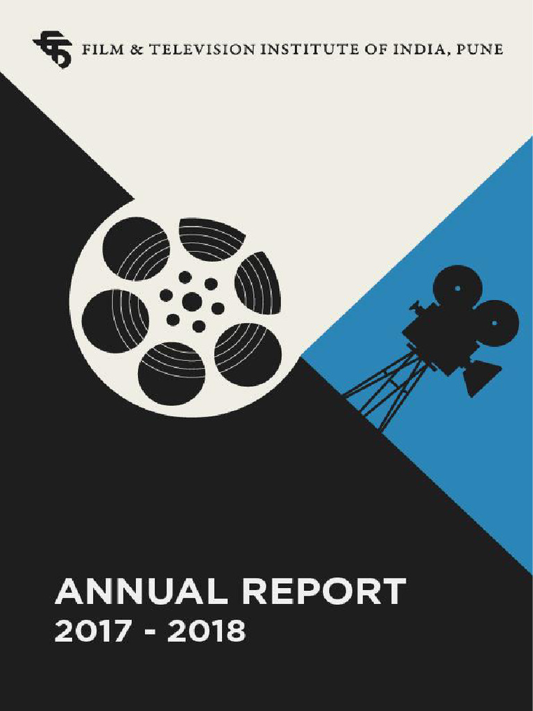 FTII Annual Report: Achievements & Courses | PDF | Libraries | Dvd