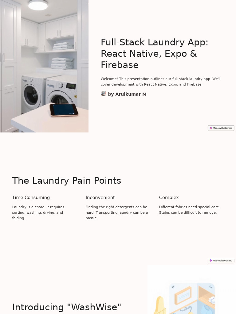 Full-Stack-Laundry-App-React-Native-Expo-and-Firebase | PDF | Mobile ...