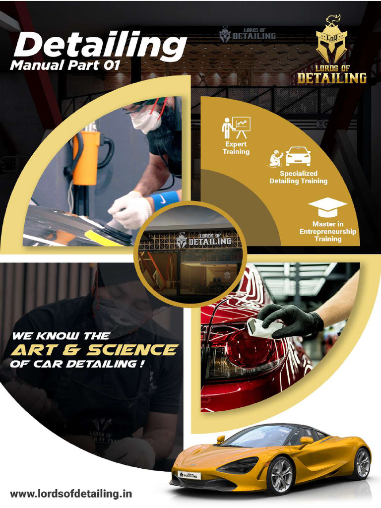 Car Detailing Training Manual Part 1 | PDF | Vacuum Cleaner