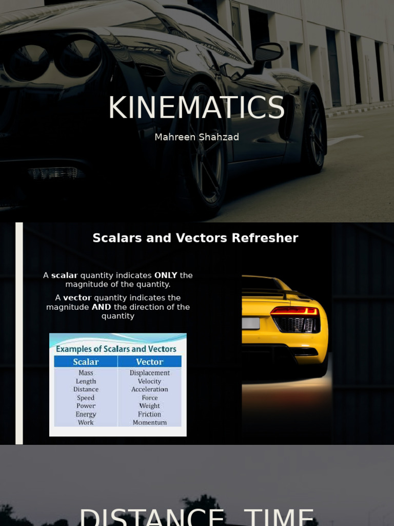 2 Kinematics | PDF | Acceleration | Velocity