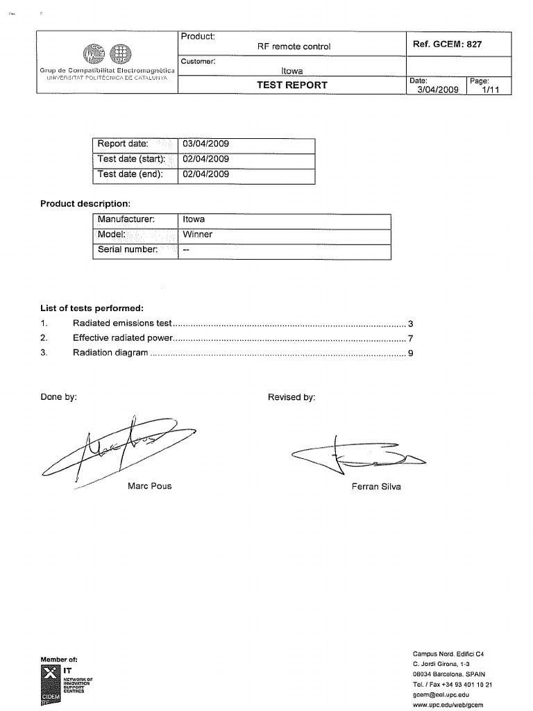 2.2 Test Report Winner | PDF
