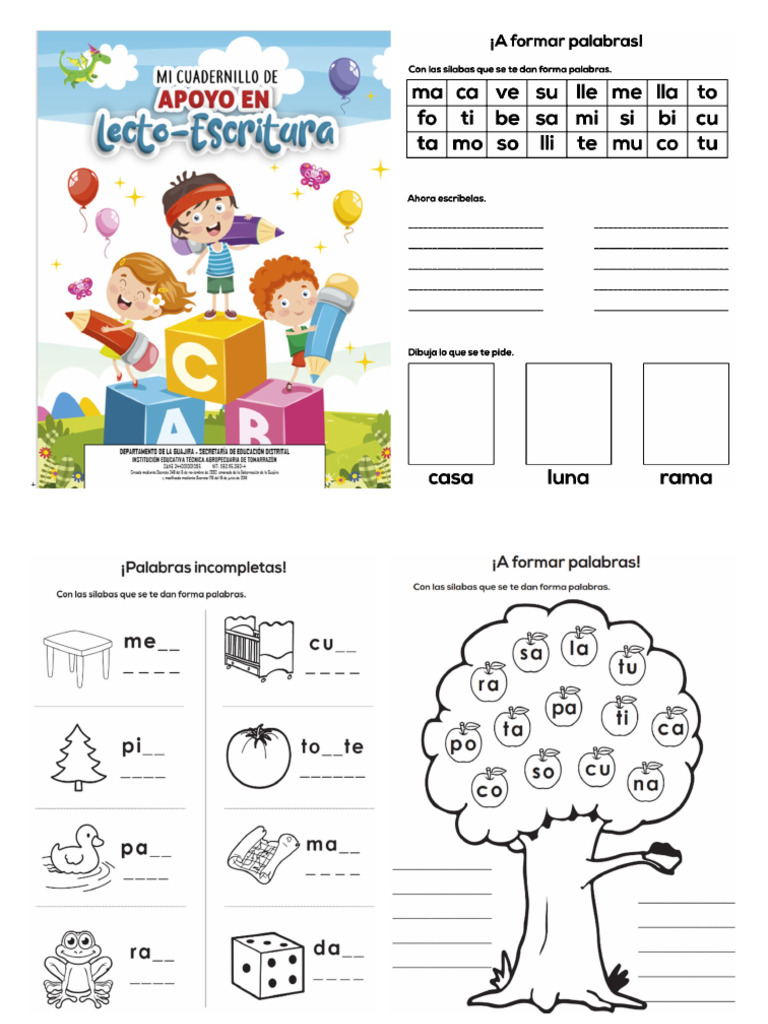 Apoyo en Lecto Escritura | PDF