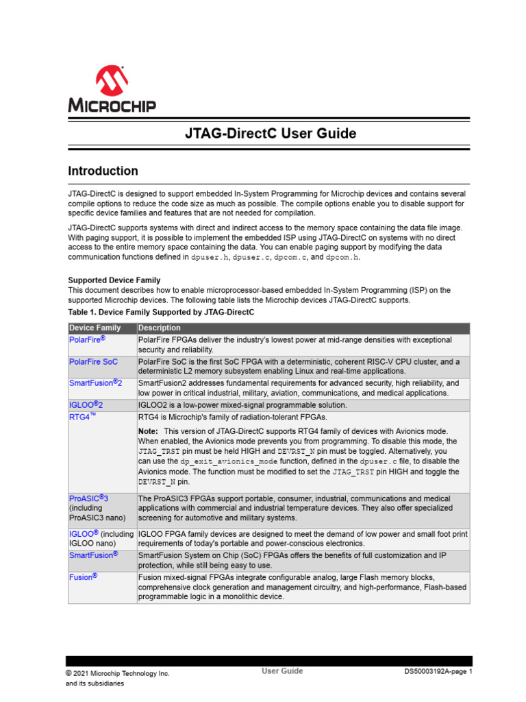 jtag_directc | PDF | Field Programmable Gate Array | Pointer (Computer Programming)
