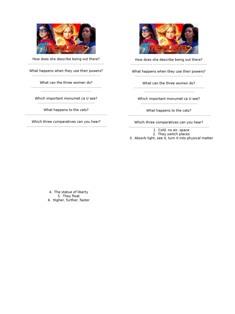 Sci-Fi Adventure Q&A Guide | PDF