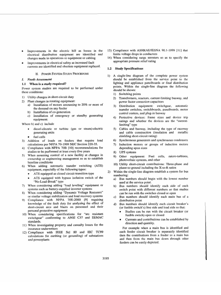 Power System Studies Format 03 | PDF
