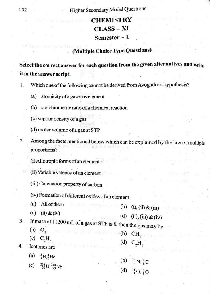 Chemistry Set1 | PDF
