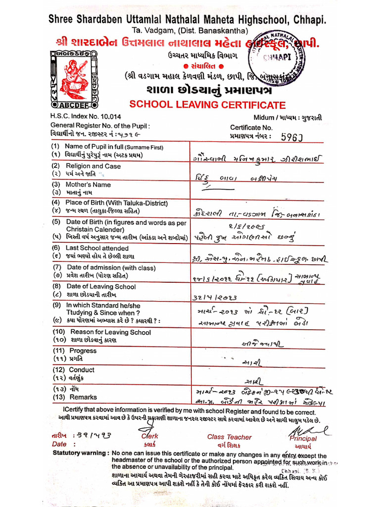 Leaving Certificate | PDF
