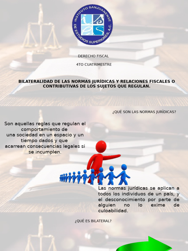 Bilateralidad de Las Normas | PDF | Impuestos | Gobierno