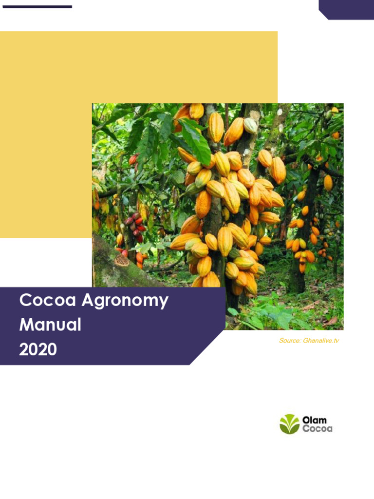 Cocoa Agronomy Manual 28012021 | PDF | Cocoa Bean | Deforestation