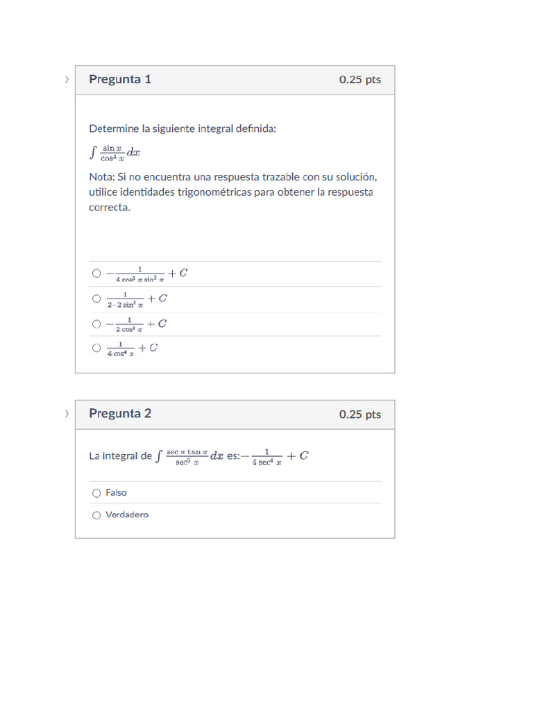 Actvidad 2 Calculo Integral | PDF