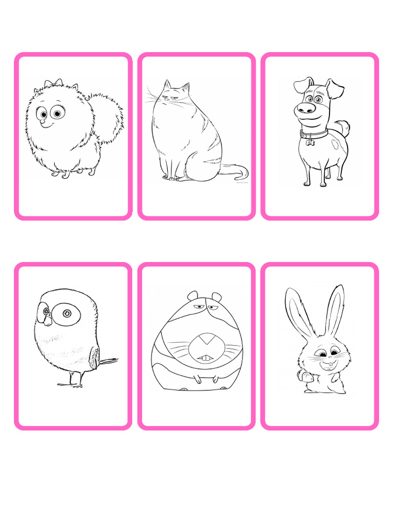Flash Cards Memory Game PETS | PDF