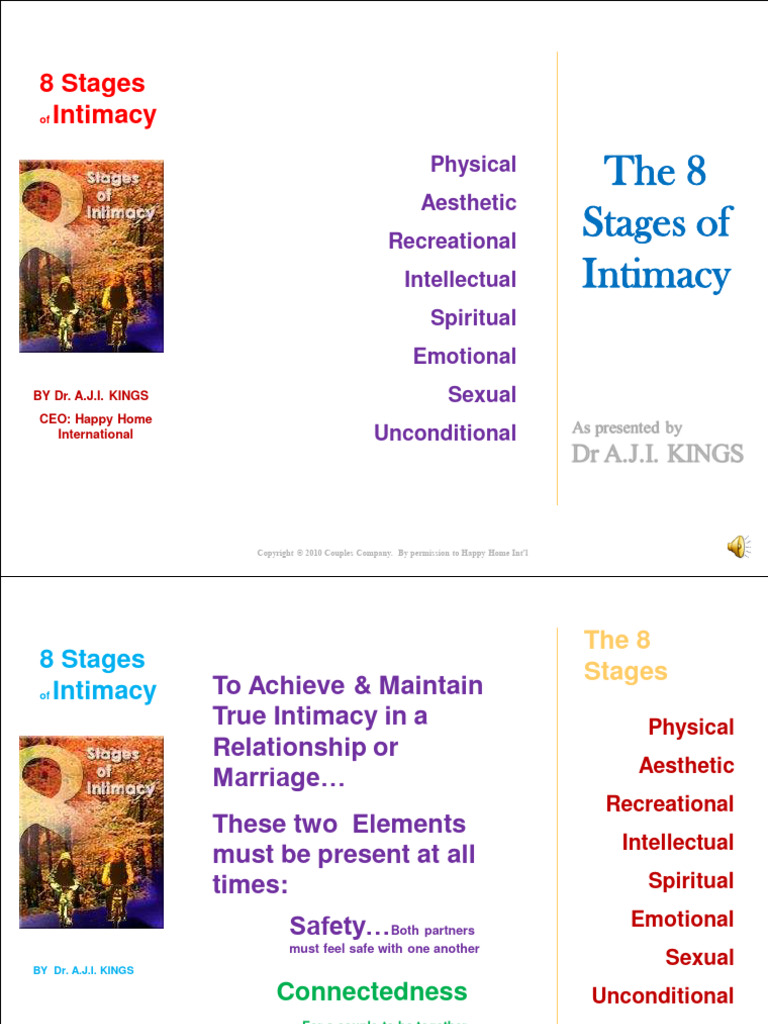 8 Stages of Intimacy | PDF | Intimate Relationships | Love