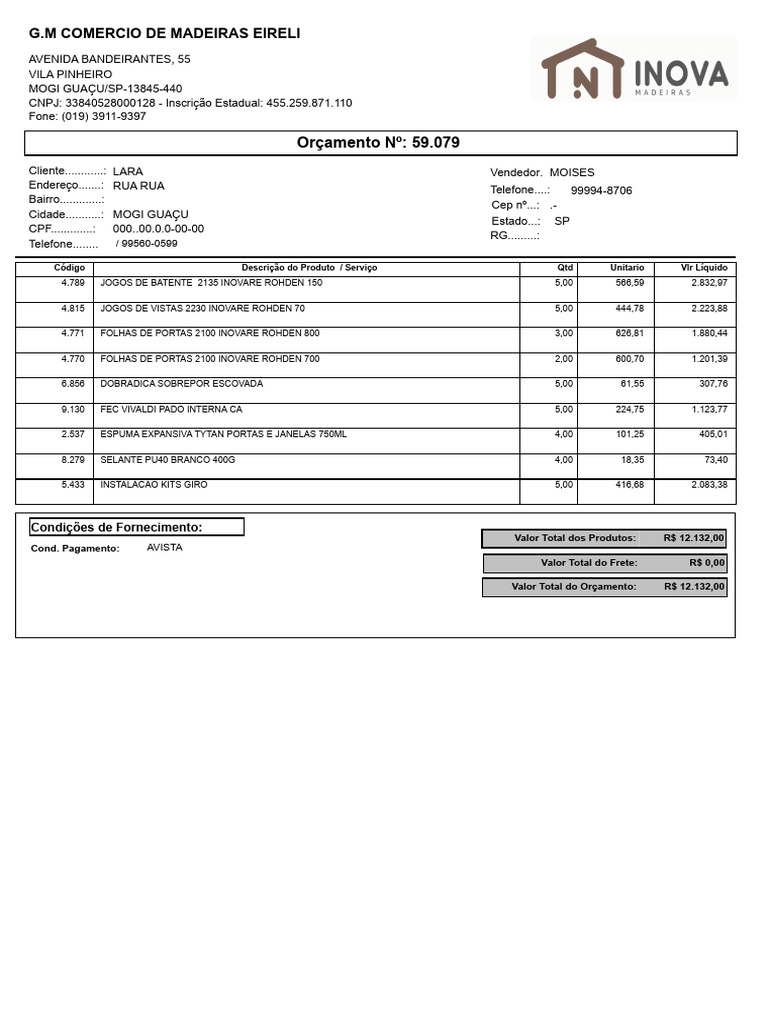 59 079 lara - kit porta rohden | PDF