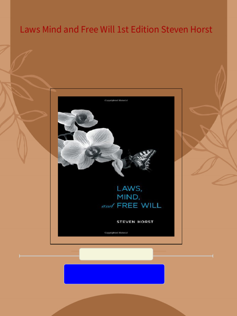Laws Mind and Free Will 1st Edition Steven Horst | PDF | Free Will ...