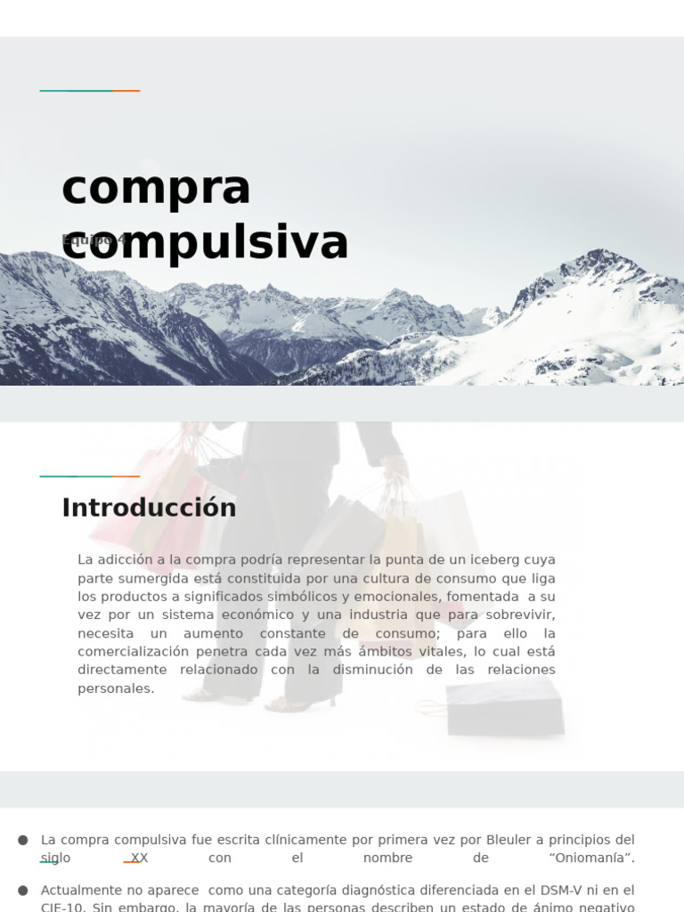 Trastorno De Compra Compulsiva Pdf Inhibidor Selectivo De La