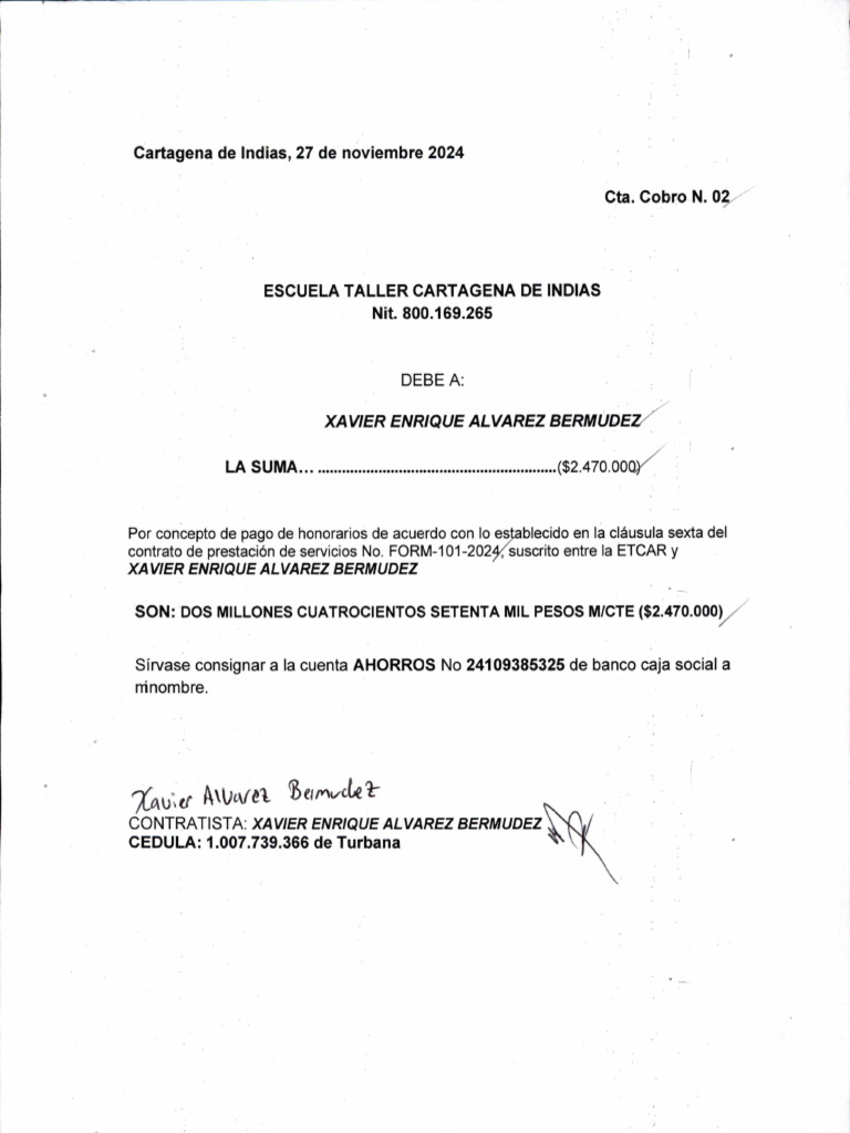 Xavier Alvarez Bermudes | PDF