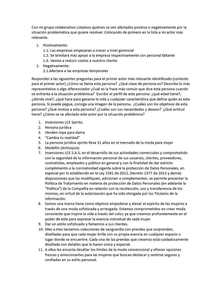 Identificacion de Probelma y Jobs Ats | PDF