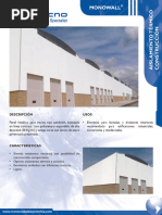 Fichas Técnicas PANEL W 2023 Actualizadas | PDF | Hormigón | Aislamiento térmico