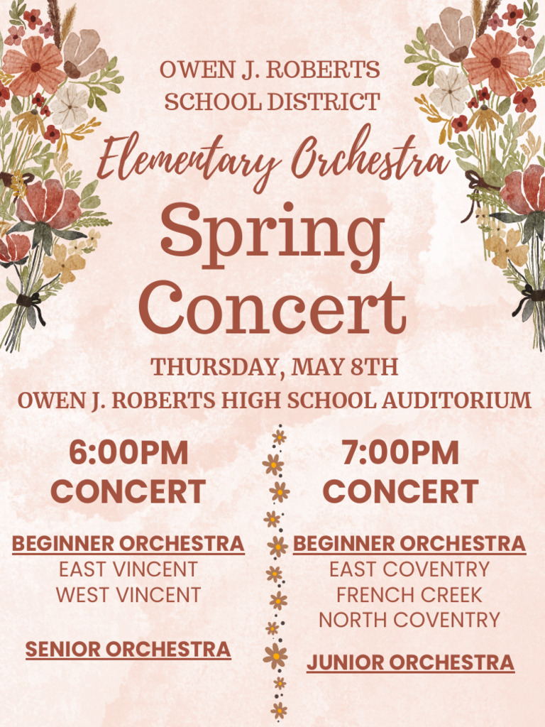Spring Concert at Owen J. Roberts | PDF