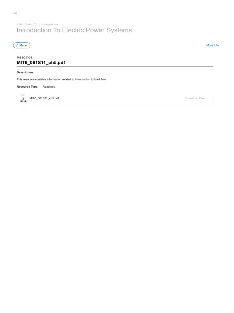 MIT6 - 061S11 - ch5.pdf - Introduction To Electric Power Systems - Electrical Engineering and ...