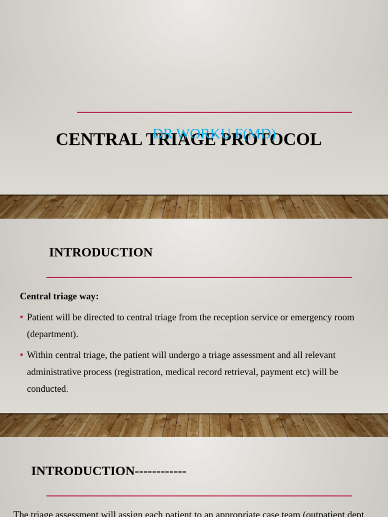 Central Triage (1) | PDF